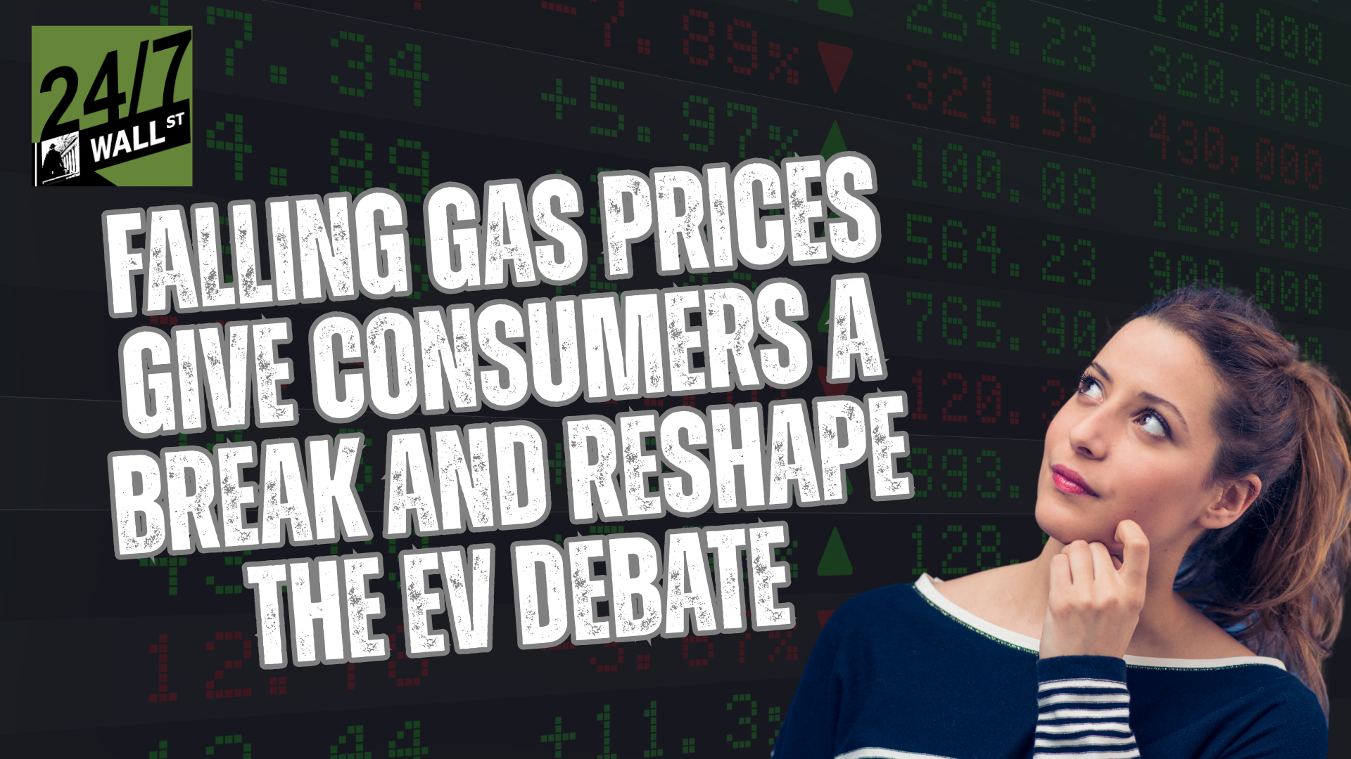 Falling gas prices give consumers a break and reshape the EV debate