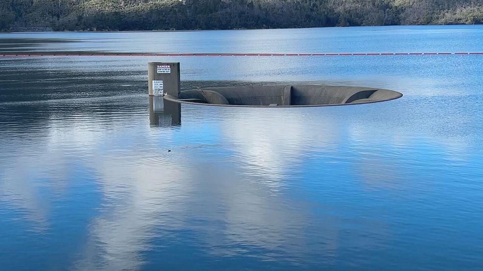 Whiskeytown Lake reaches full capacity after heavy rainfall