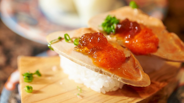 What is ankimo and what does it taste like?