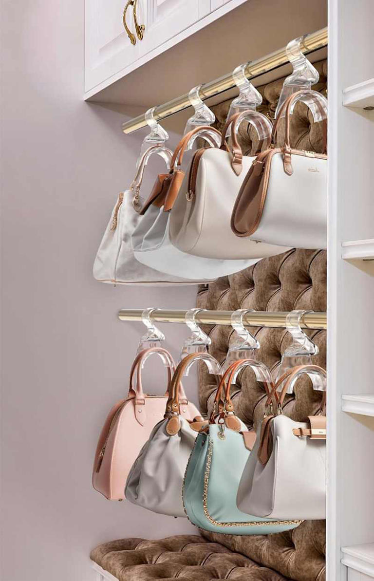 I just discovered the most clever way to store handbags without eating ...