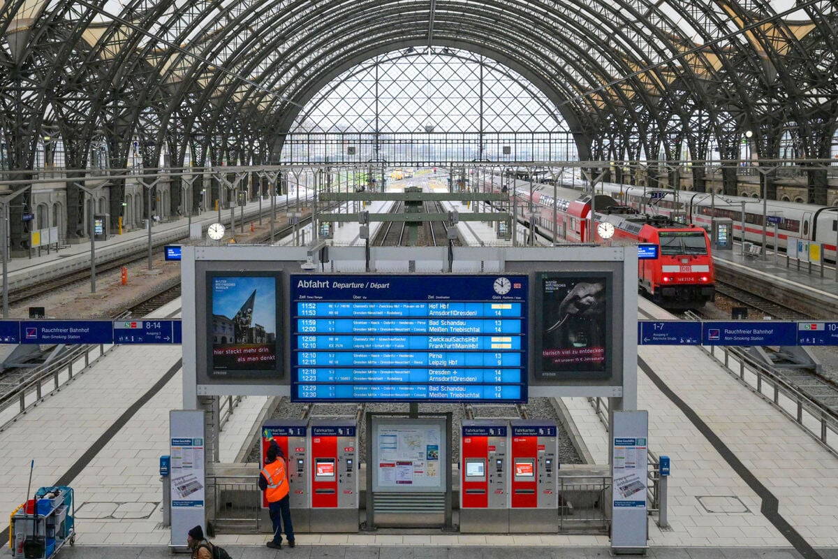 Ab Freitag Zugverkehr am Hauptbahnhof Dresden gesperrt