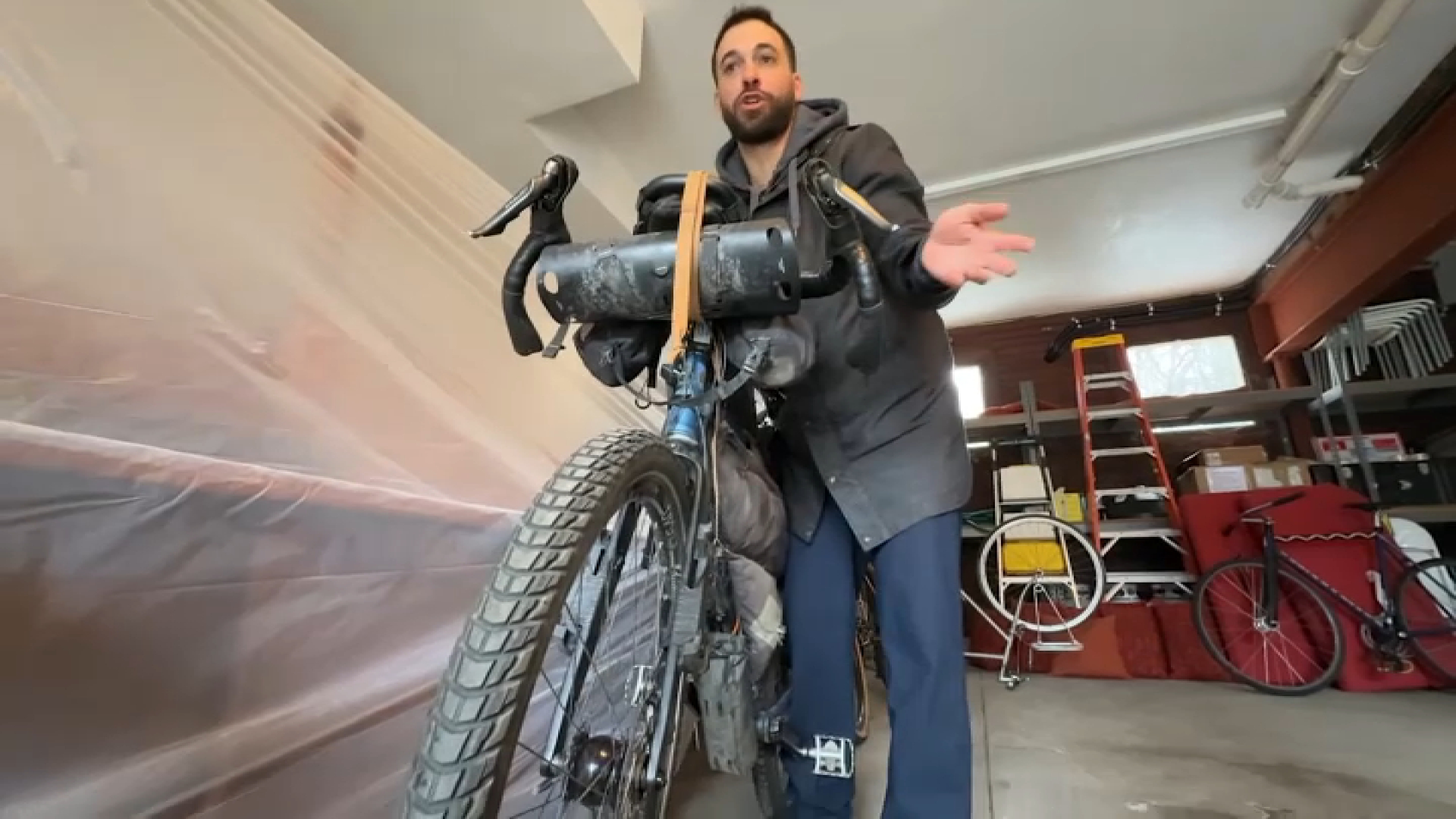 Brookline man who biked around the world praises ‘kindness of strangers’