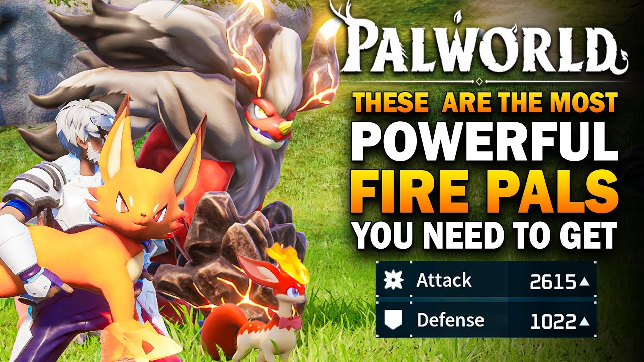 Palworld guide: Best and most powerful fire pals ranked