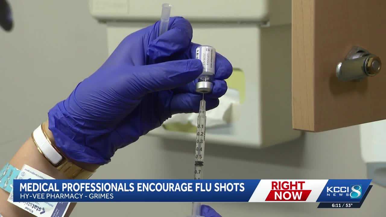 Flu cases rise in Des Moines, prompting vaccine reminders