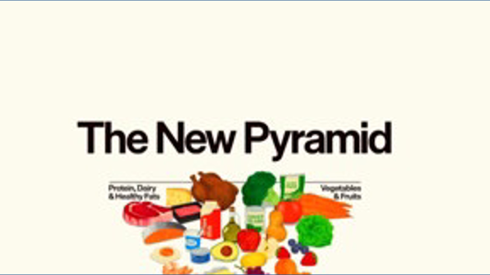 The food pyramid gets flipped on its head