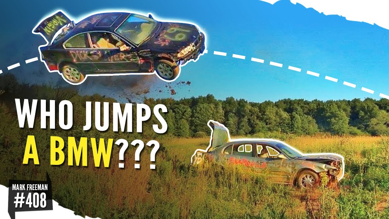 BMW epic jump gone wrong: Full flip caught on camera