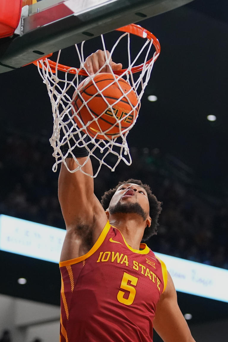 No. 3 Iowa State sets school record with 15-0 start after 70-60 win ...