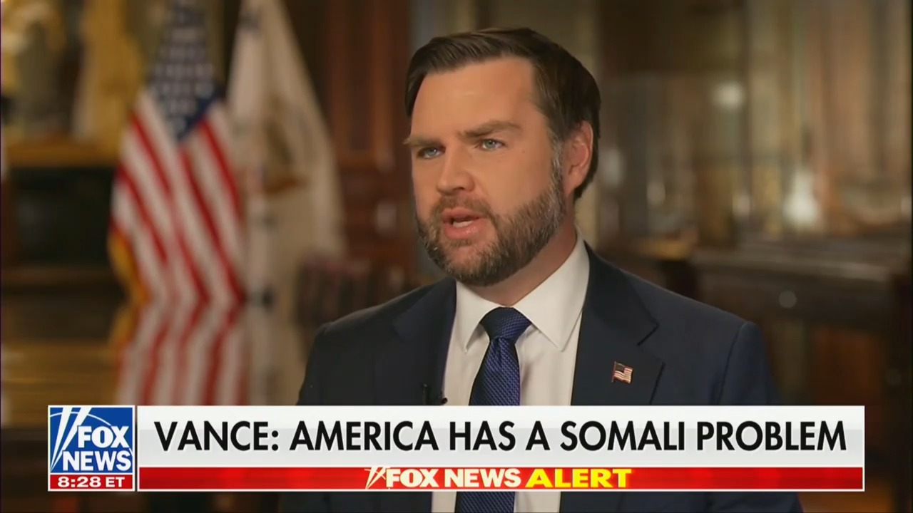 JD Vance says America has 'a Somali problem'