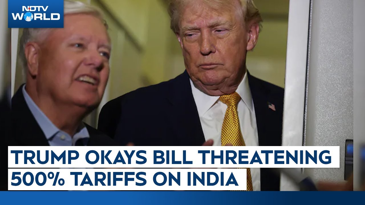Trump tariffs news | Bill threatening 500% tariff on India for Russia ...