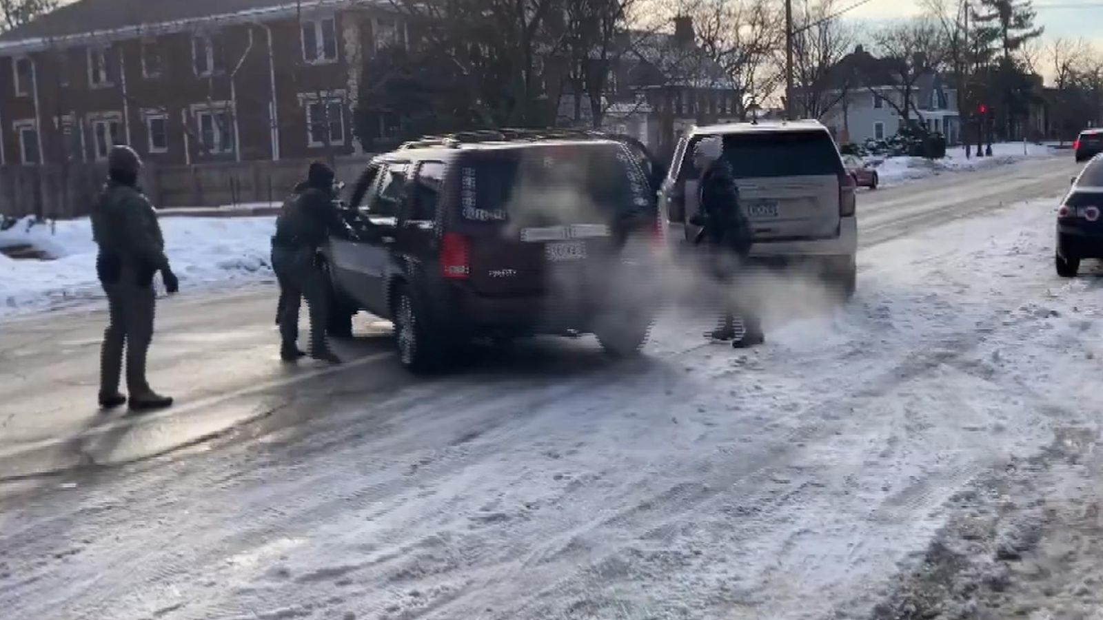 Video shows moment of ICE shooting