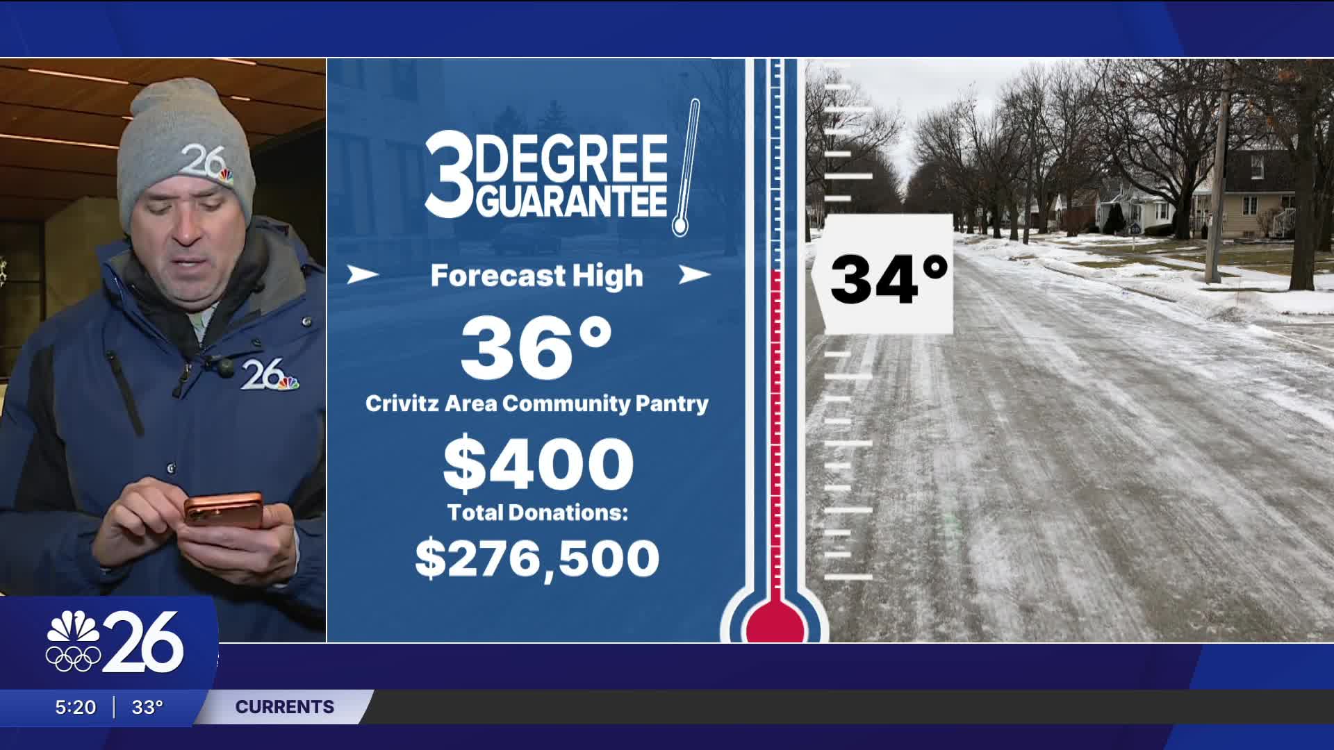 Three degree guarantee