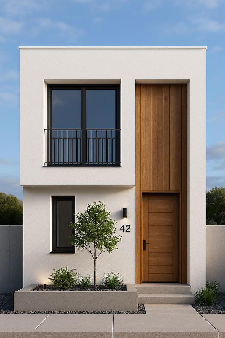 Desain rumah 2 lantai sederhana dengan biaya 200 juta