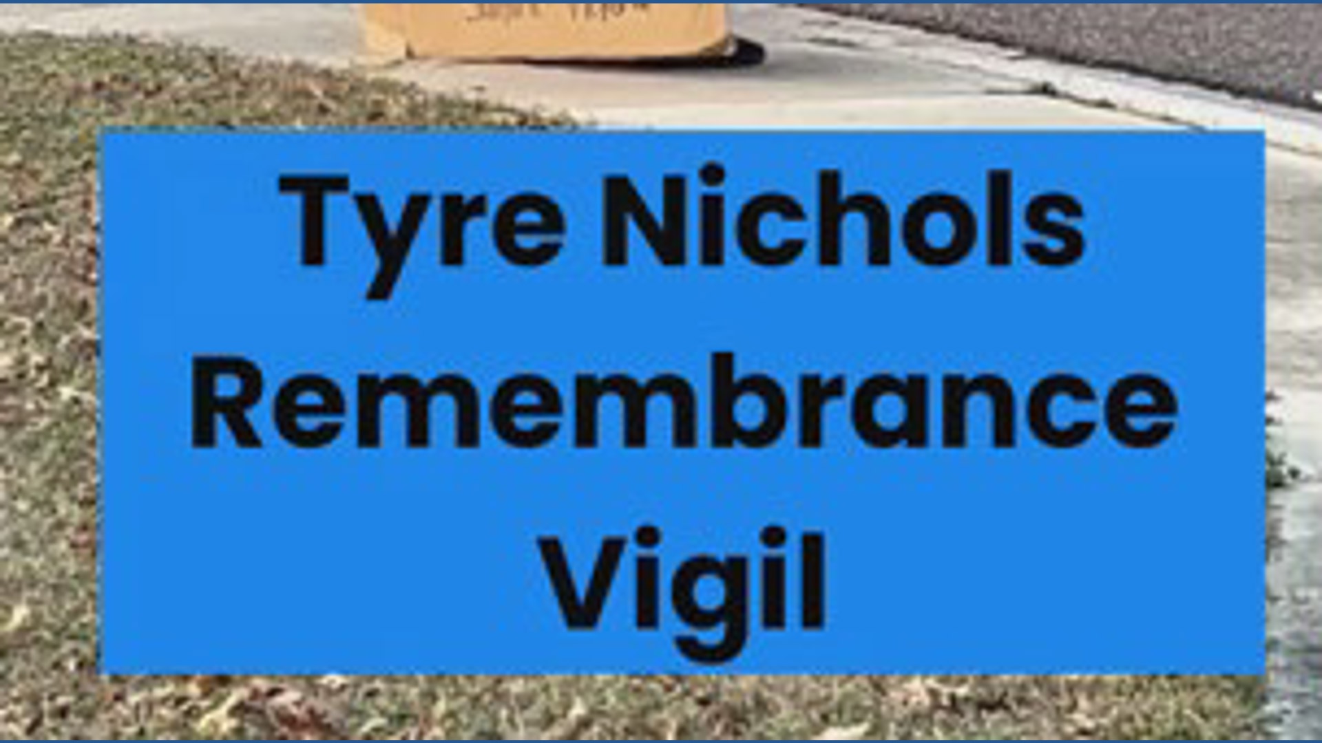 Tyre Nichols remembrance vigil