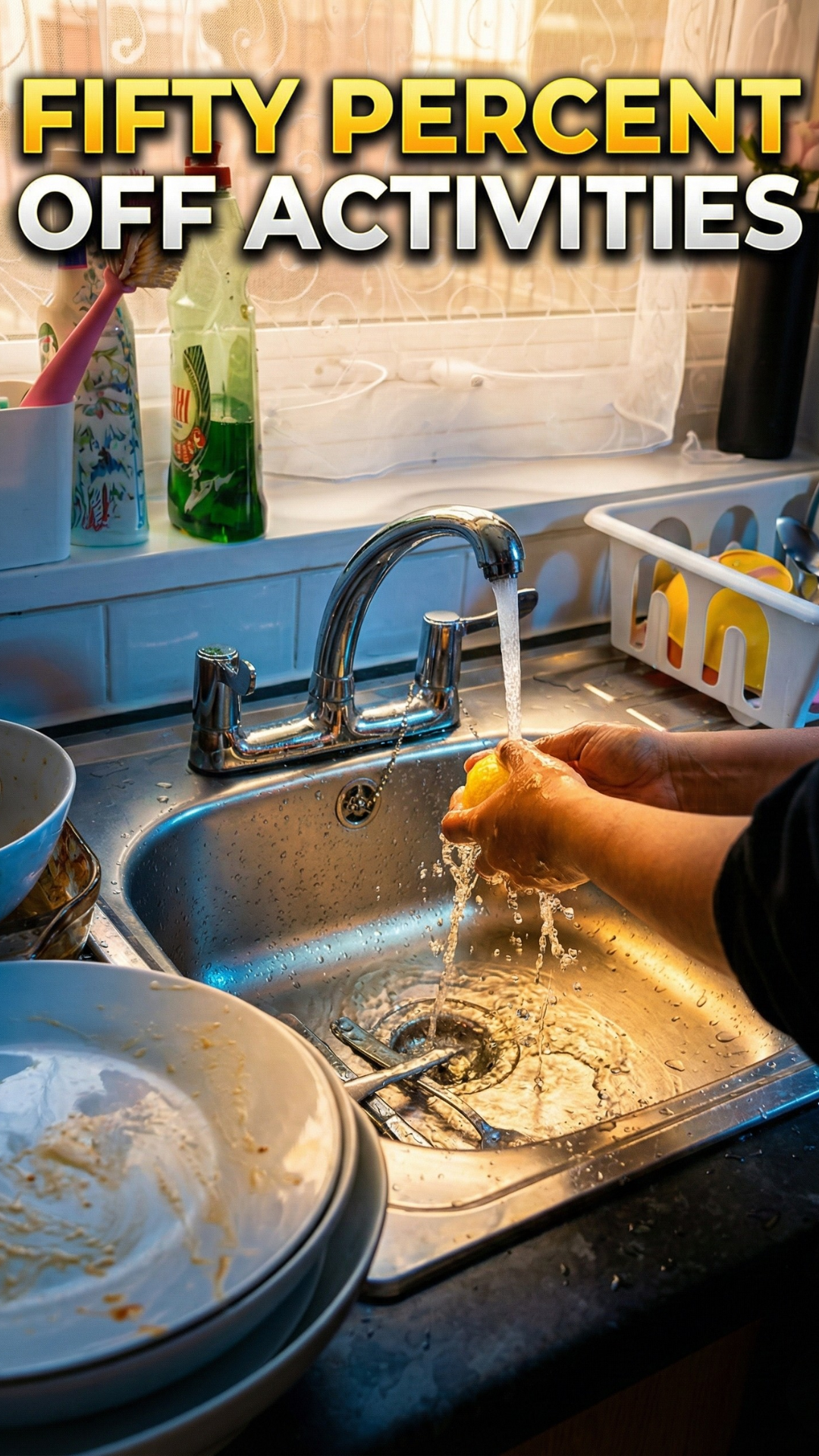 Activities should be 50 percent off for everyone