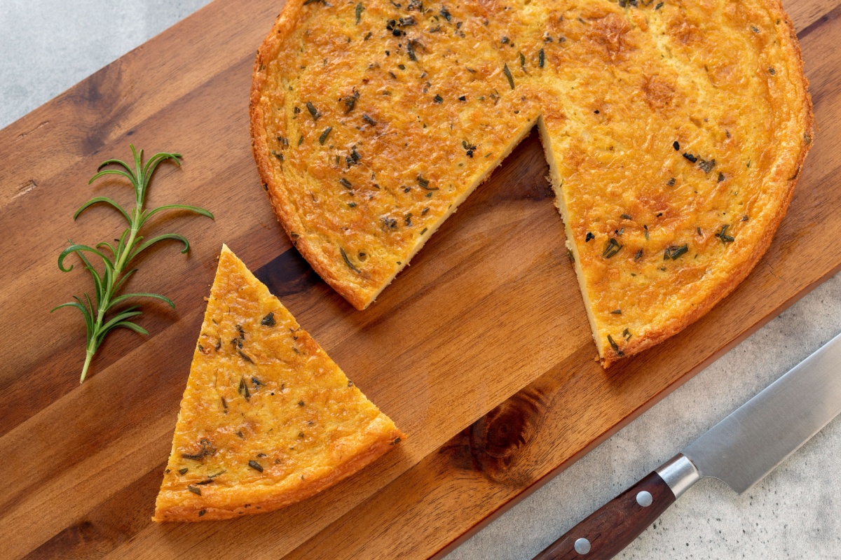 Farinata di ceci con verdure