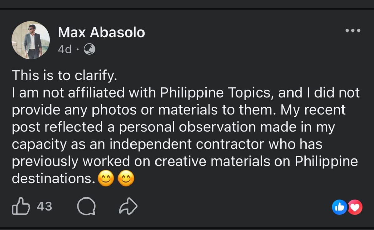 Photographer clarifies post linking DOT to magazine cover choice