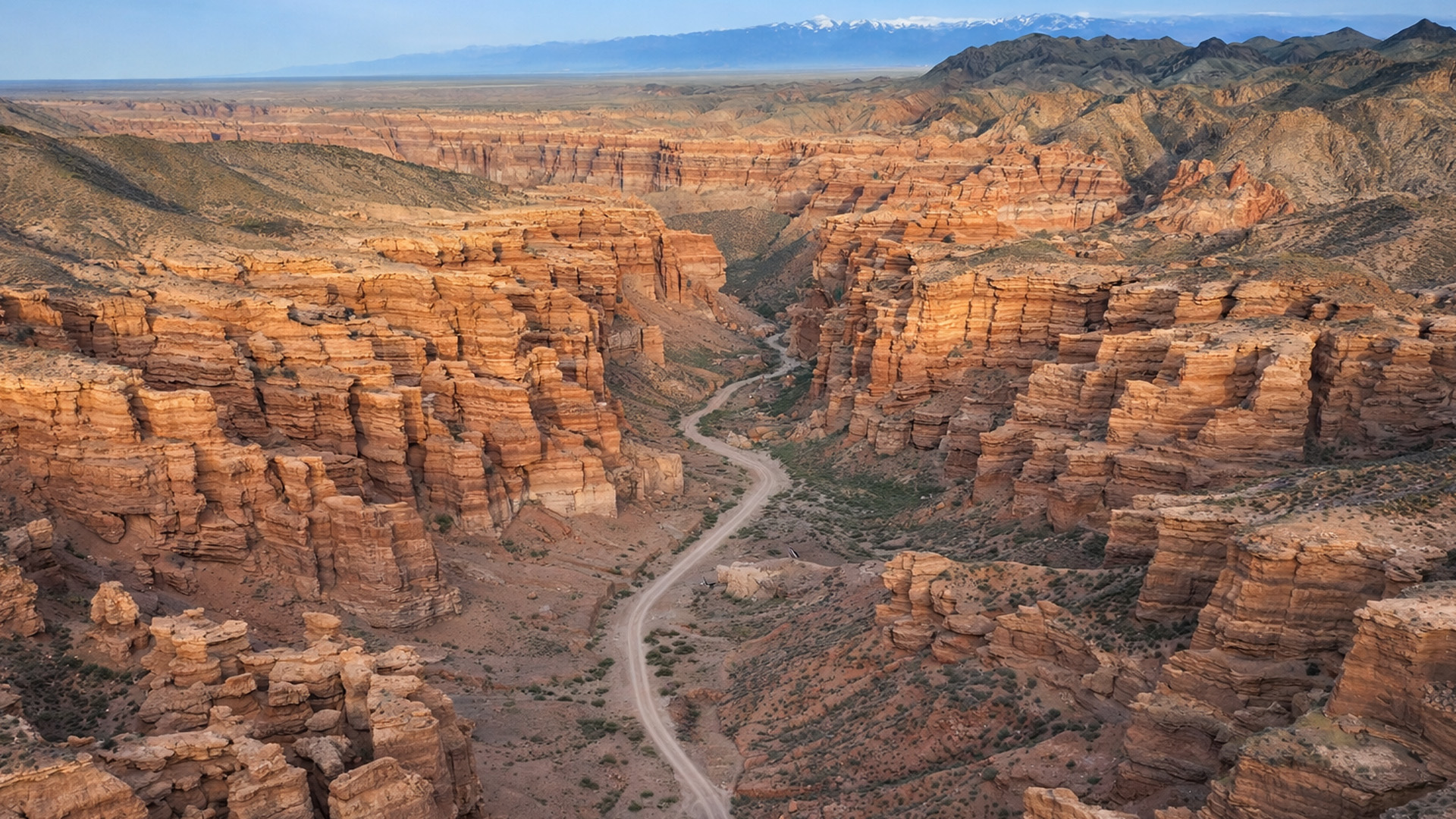 Guideresti attraverso questo canyon?