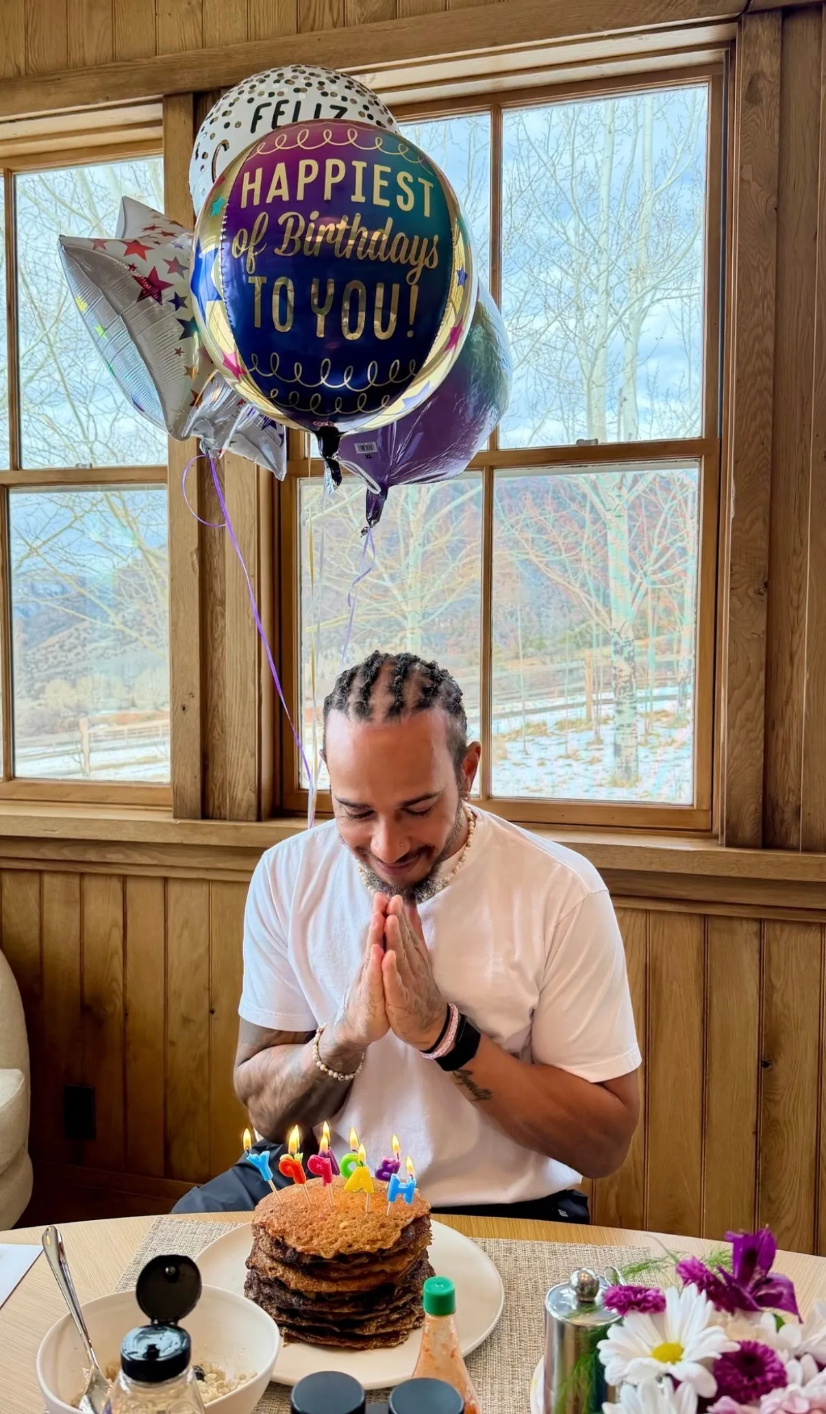 Lewis Hamilton shares birthday cake photo as F1 icon turns 41