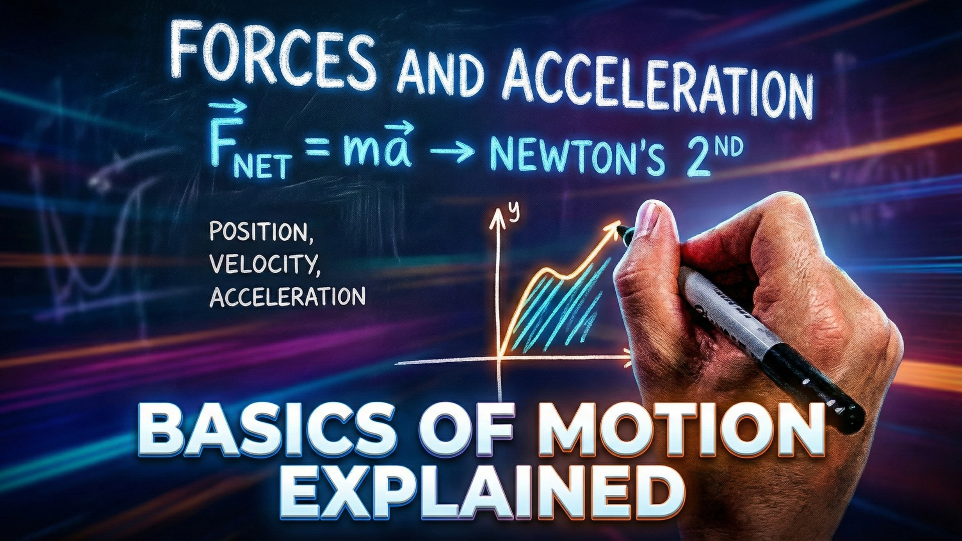 Key physics definitions: position, displacement, velocity, and acceleration