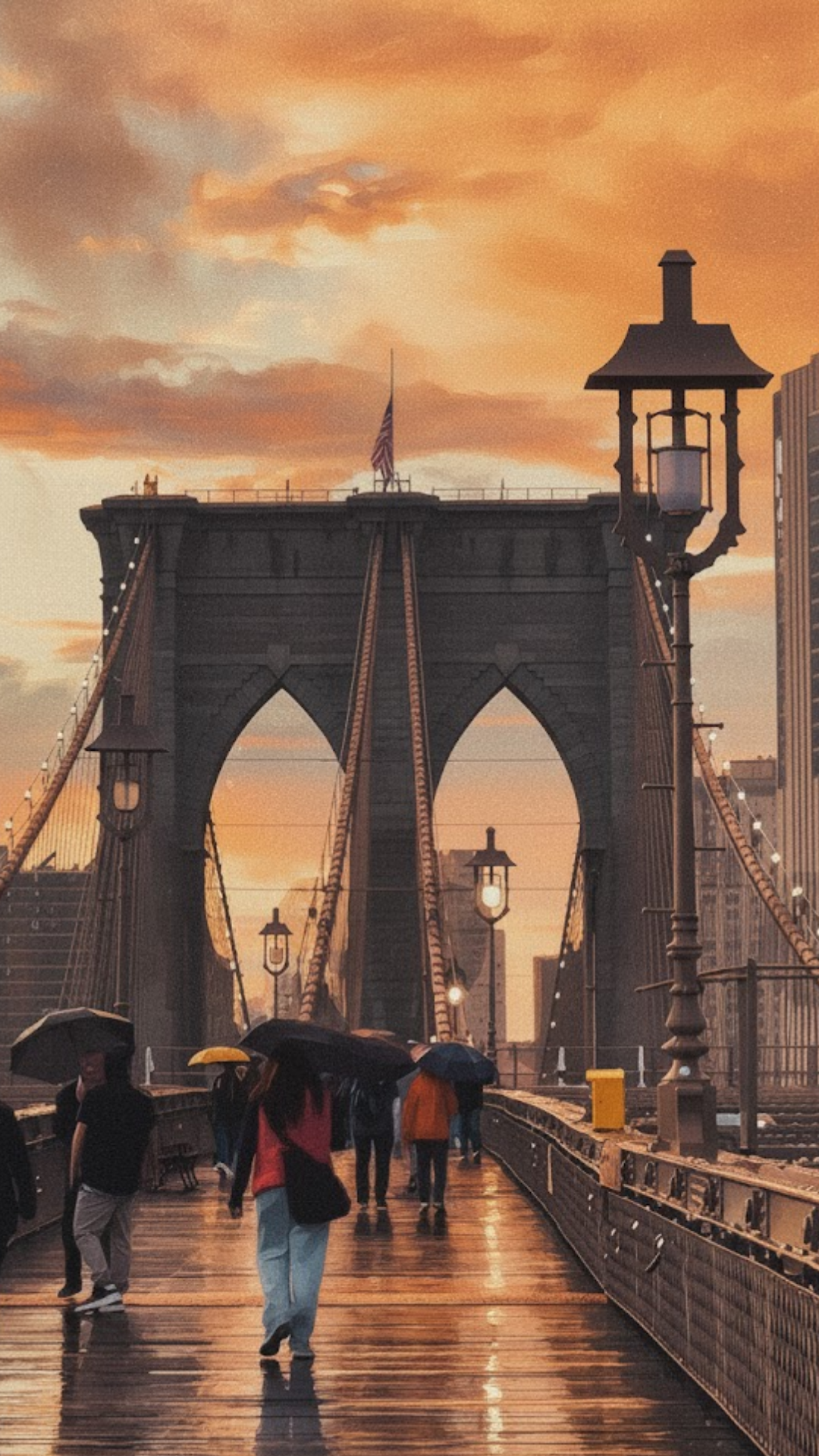 Hey Siri! Show me the magic of a rainy day in NYC