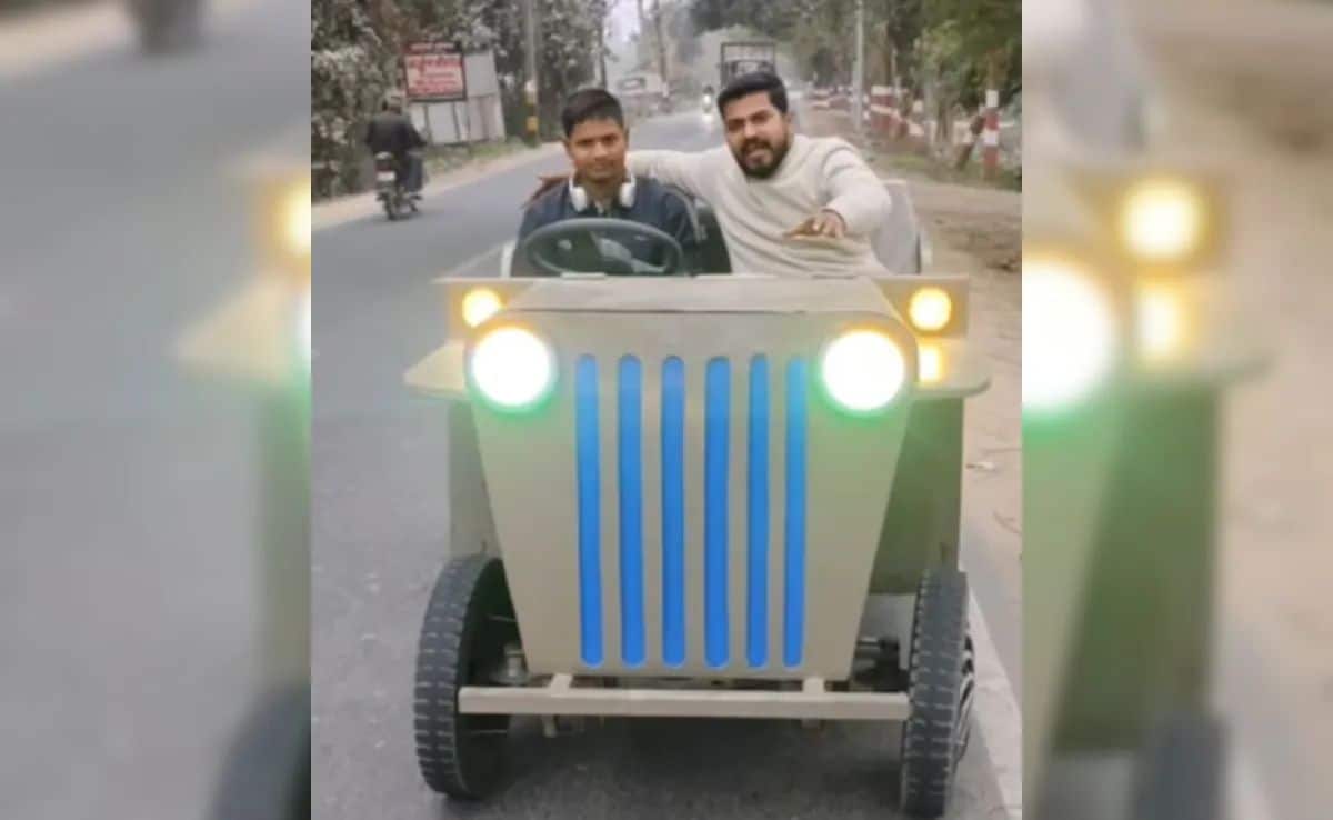 Bihar man builds 5-seater electric jeep in 18 days. It costs only Rs 1 lakh