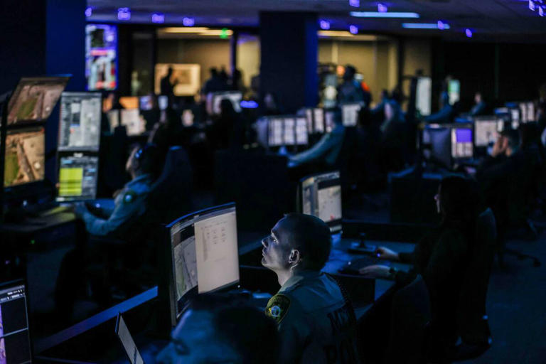 Police offer glimpse of new drone command center in Las Vegas