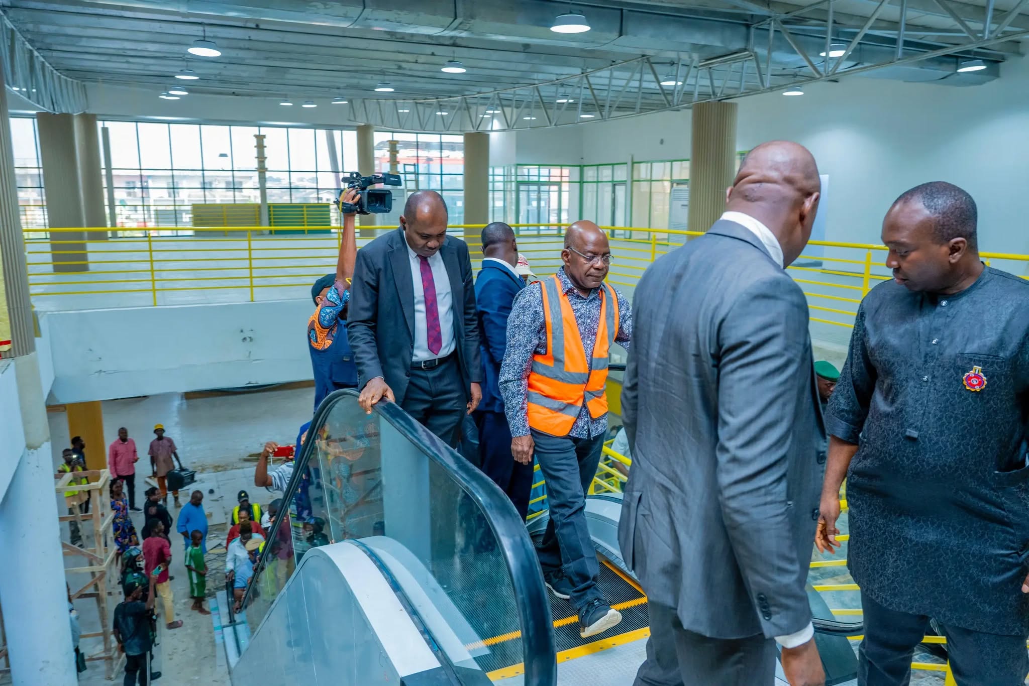 Otti inspects bus terminal as project nears completion