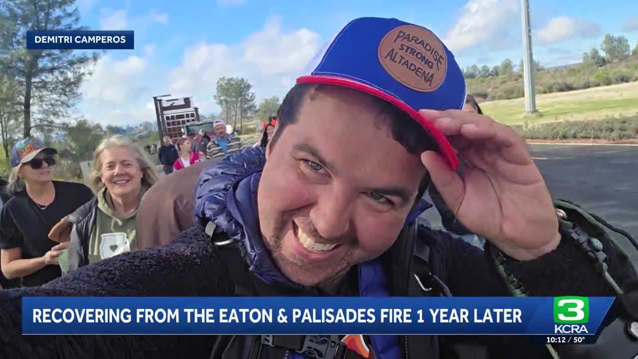 One year after Eaton fire, Altadena man who walked to Paradise reflects ...