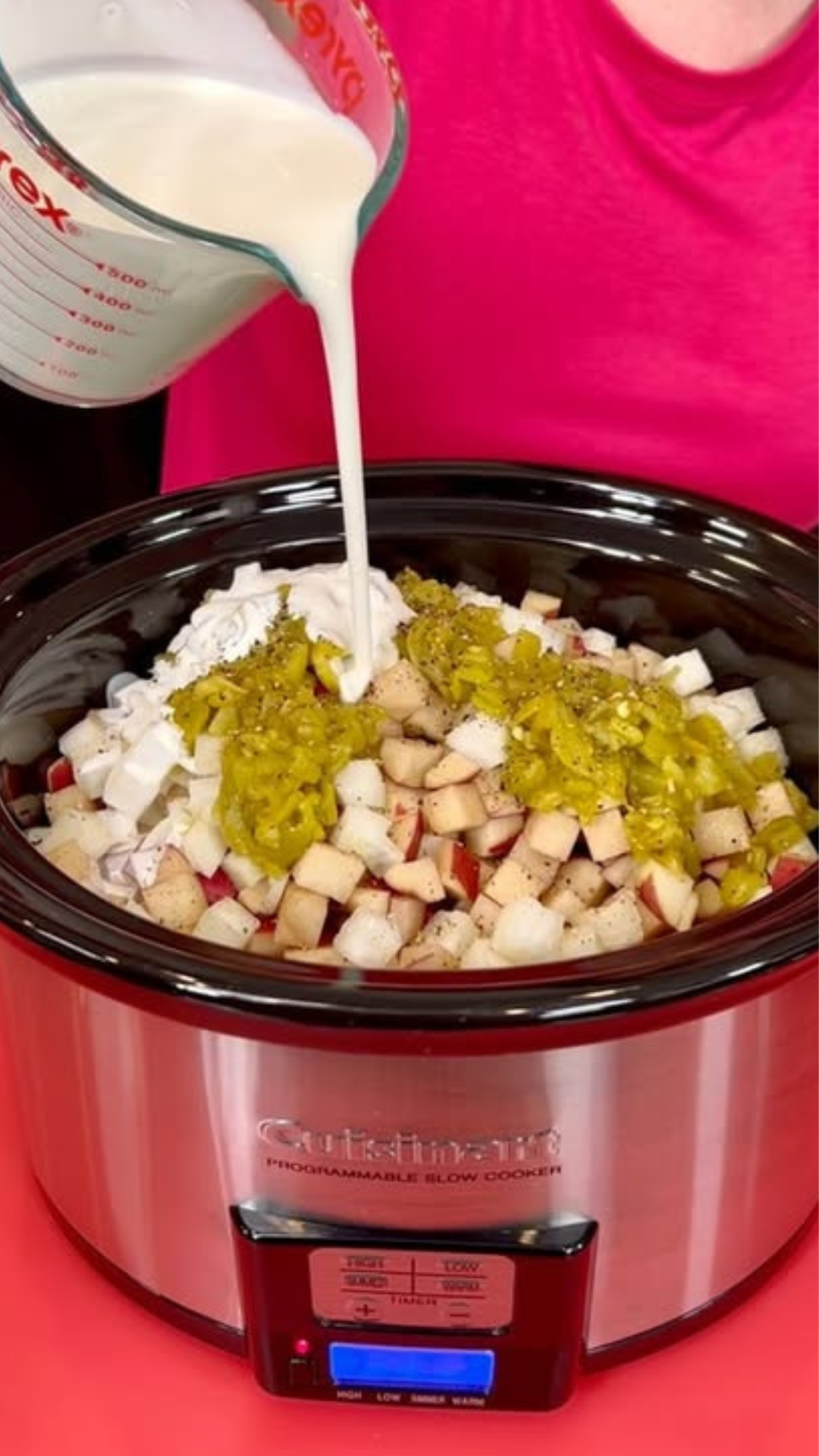 This crockpot chowder is so good and incredibly easy to make