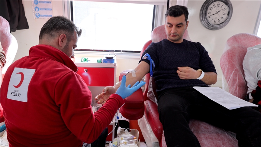 Hakkari'de kan bağışında rekor seferberliği