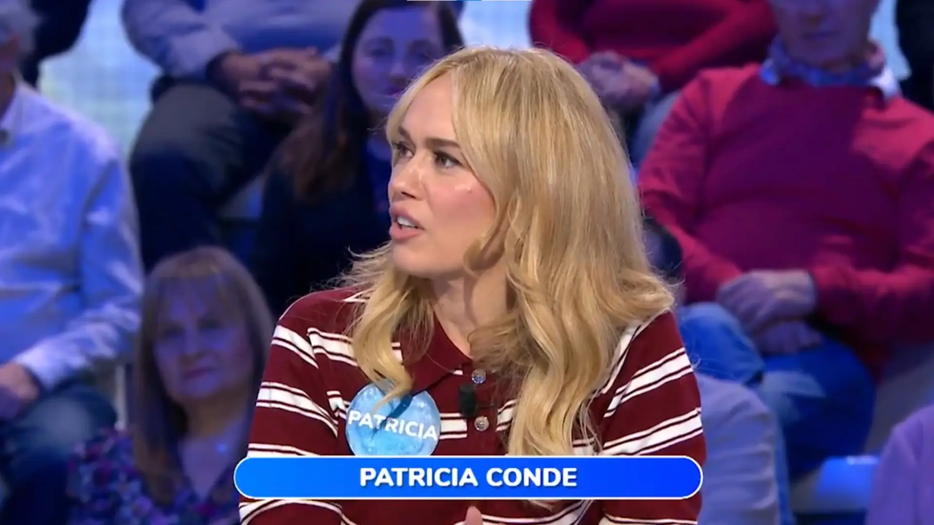 Patricia Conde debuta en 'Pasapalabra': "Nunca había venido, lo ...