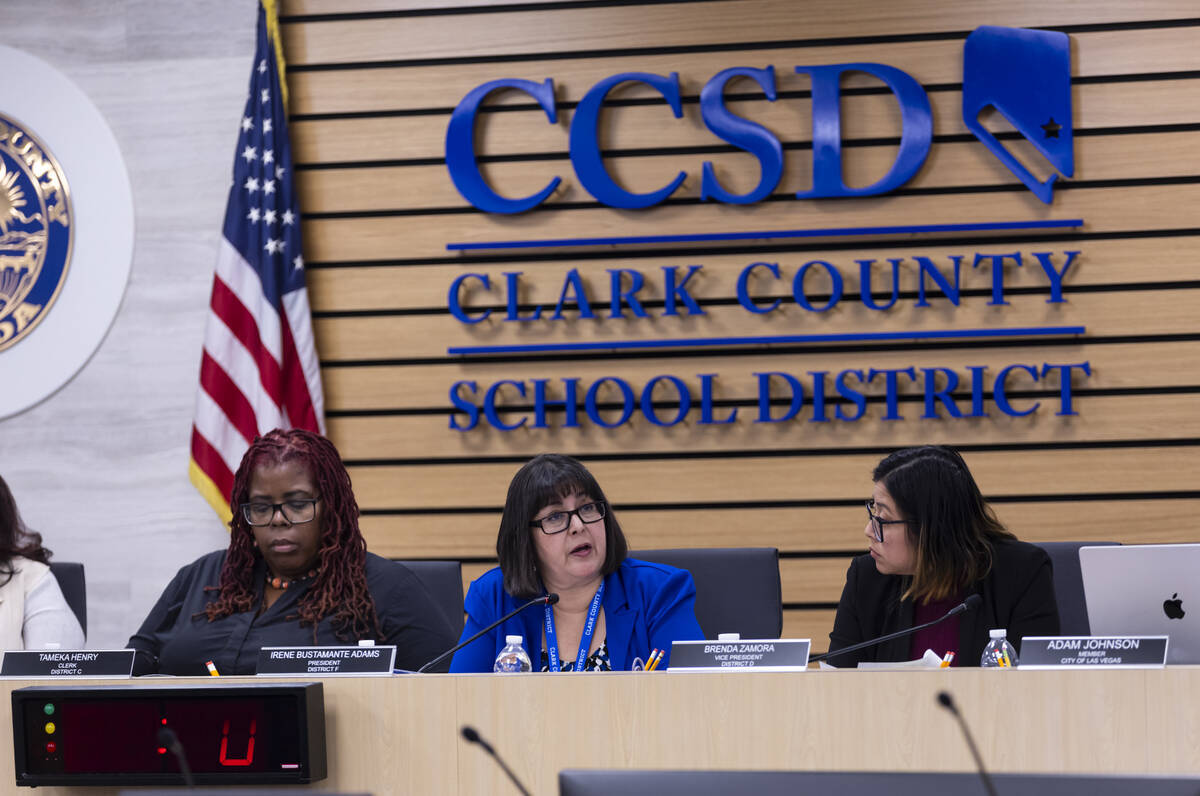 CCSD school board votes for new leadership for 2026
