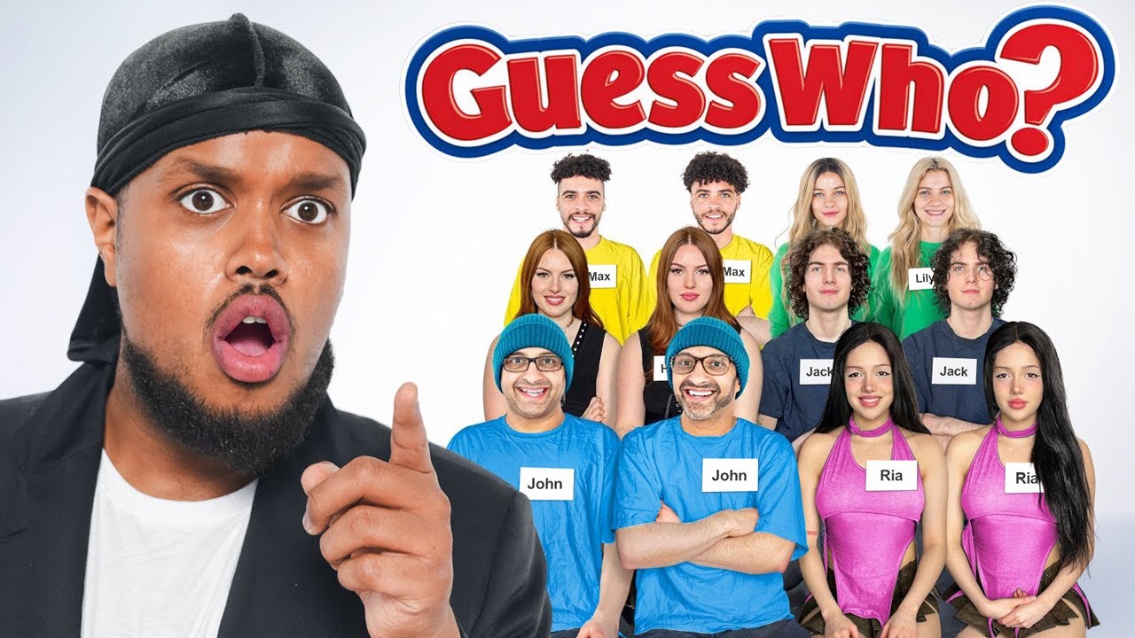 Guess who with real people