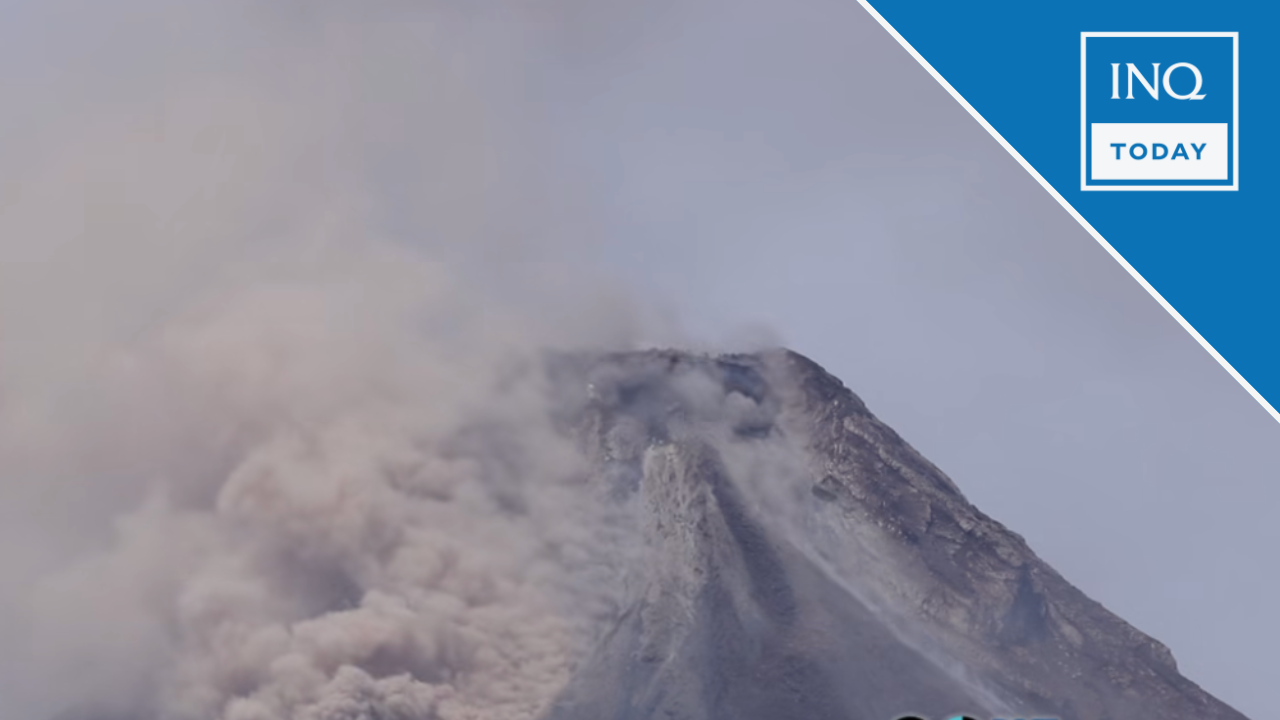 New dark lava dome seen over Mayon Volcano summit on Jan. 8 | INQToday