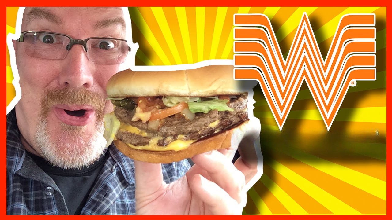 Whataburger double meat cheeseburger burger with jalapenos & onion review