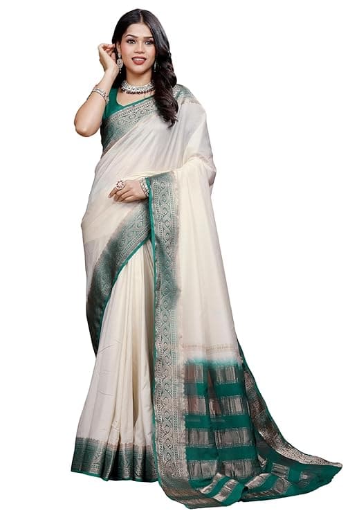 Elegant georgette and silk sarees for modern occasions on Amazon