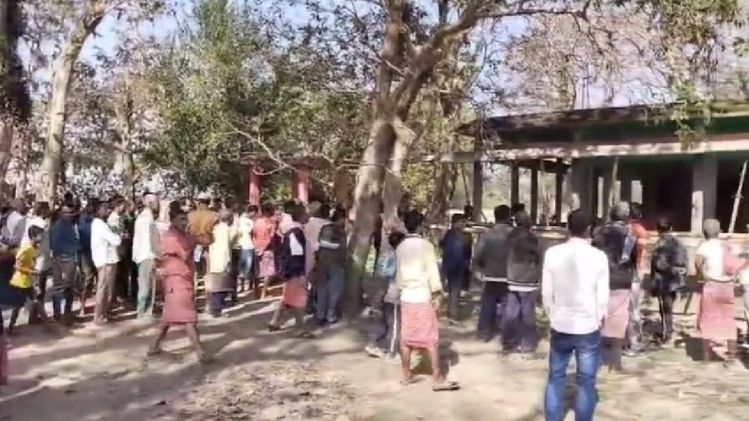 Tension erupts after dead cow found inside Kali Temple premises along ...
