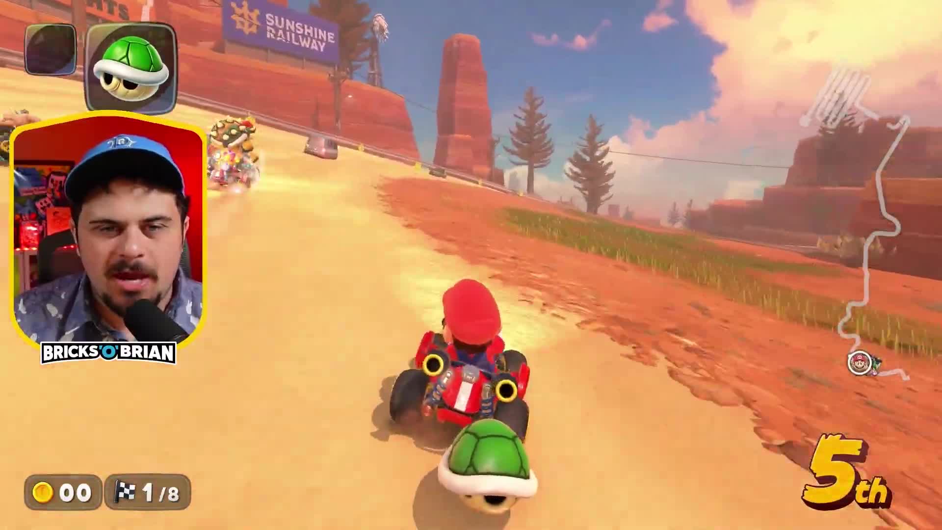 My first time playing Mario Kart World!