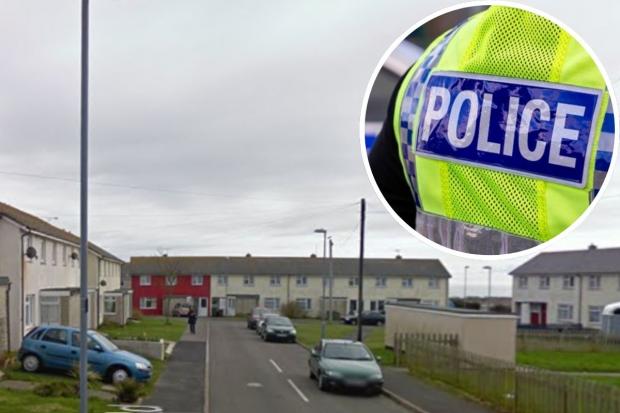 Window damaged in attempted burglary