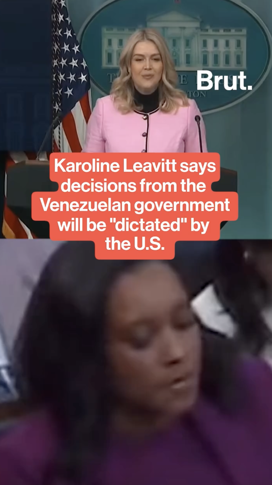 Karoline Leavitt says decisions from the Venezuelan government will be ...