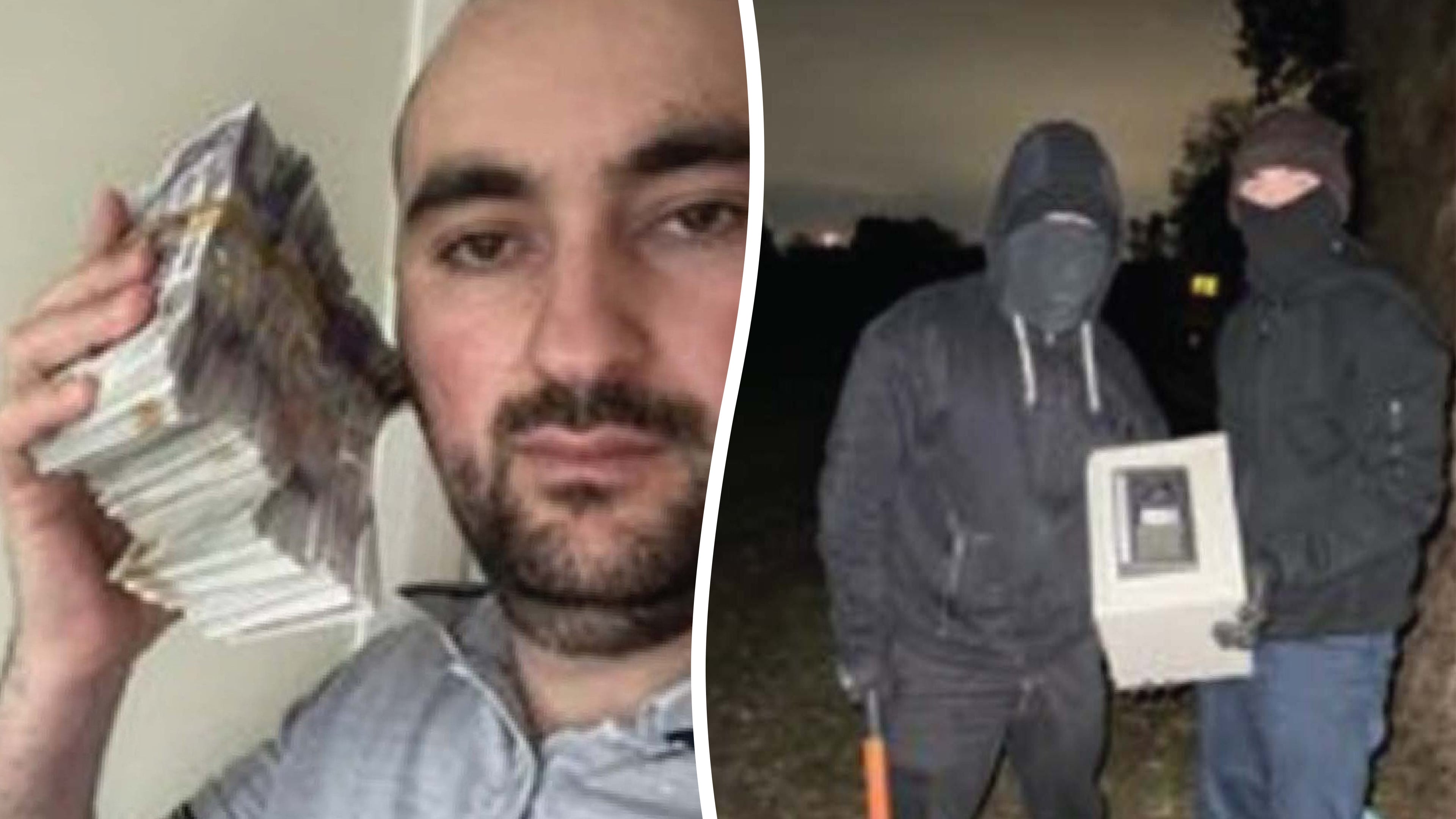 Albanian crime gang behind £1m spree caught after posing with cash and ...