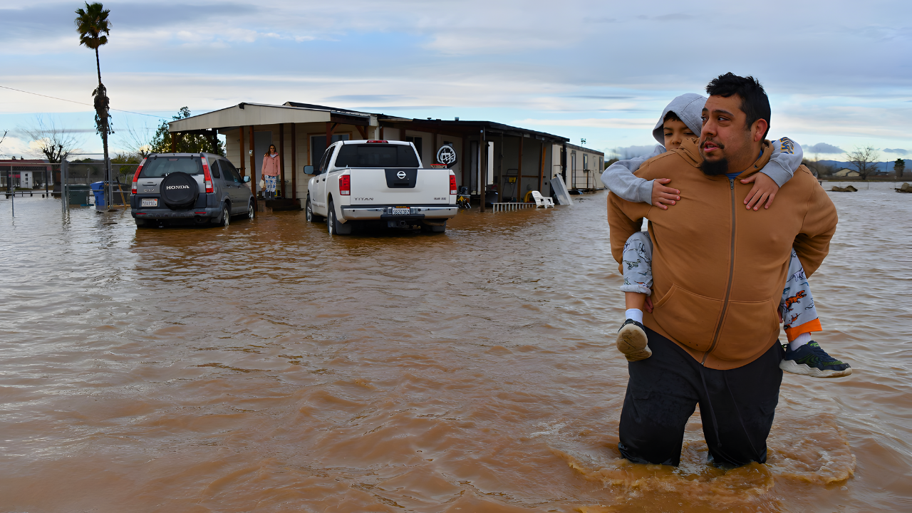 2 California highways shut down as flooding dumps year’s worth of rain ...