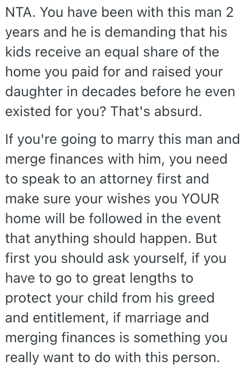 Mom wants to give her daughter a house in her inheritance, but her ...