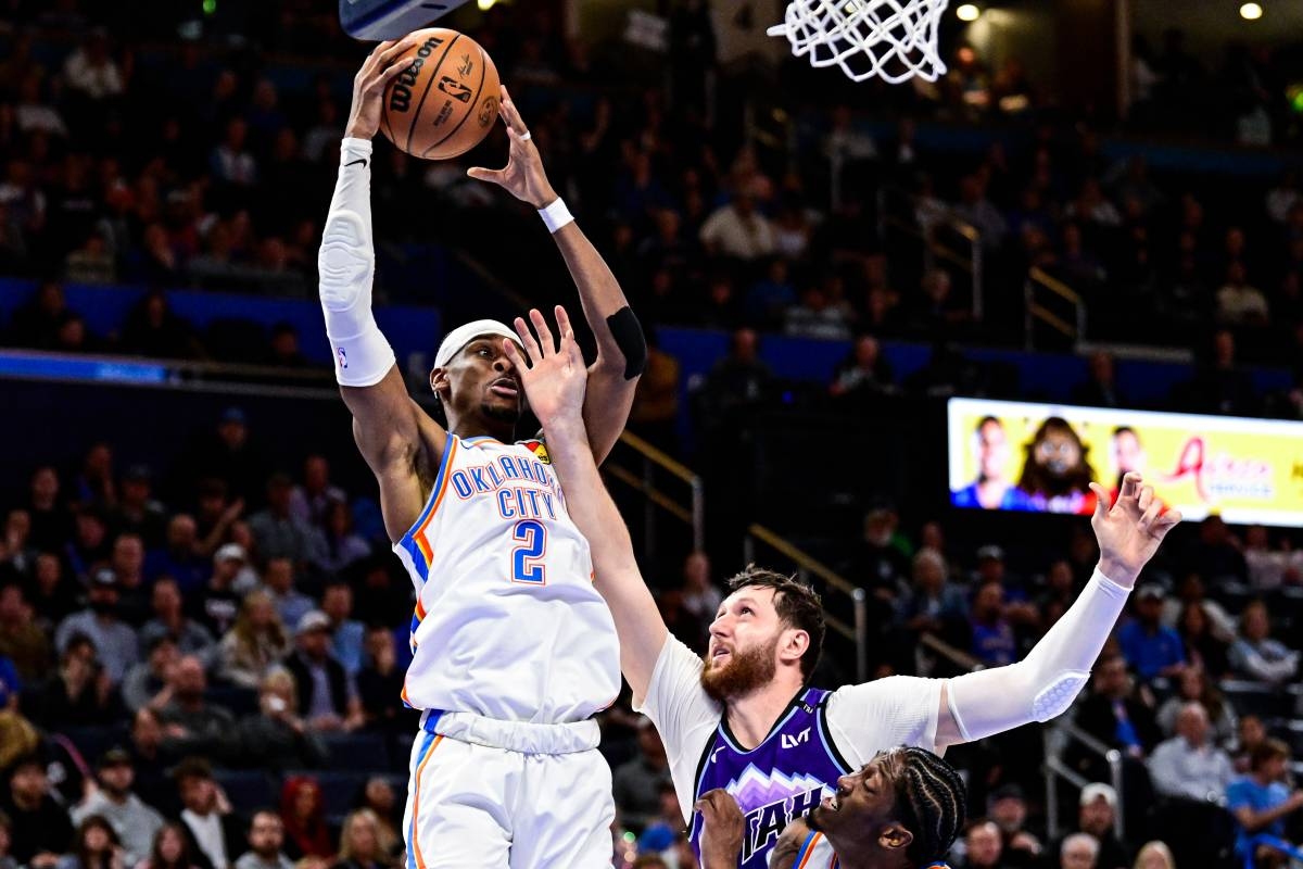 Gilgeous-Alexander to the rescue as Thunder sink Jazz in overtime
