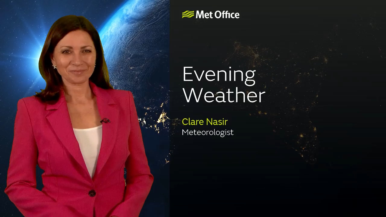 Met Office Wednesday evening weather forecast 24/12/2025