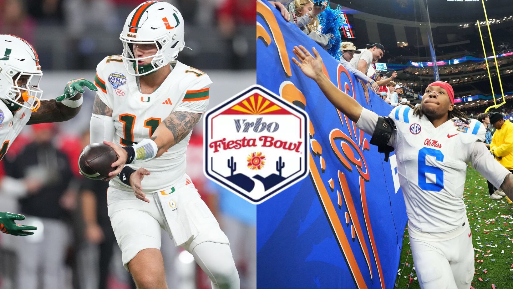 Final: #6 Ole Miss falls to #10 Miami in 2026 Vrbo Fiesta Bowl, 27-31