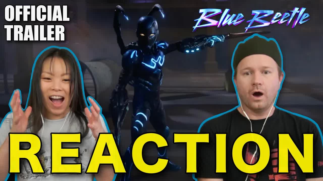 Blue Beetle official trailer // reaction & review