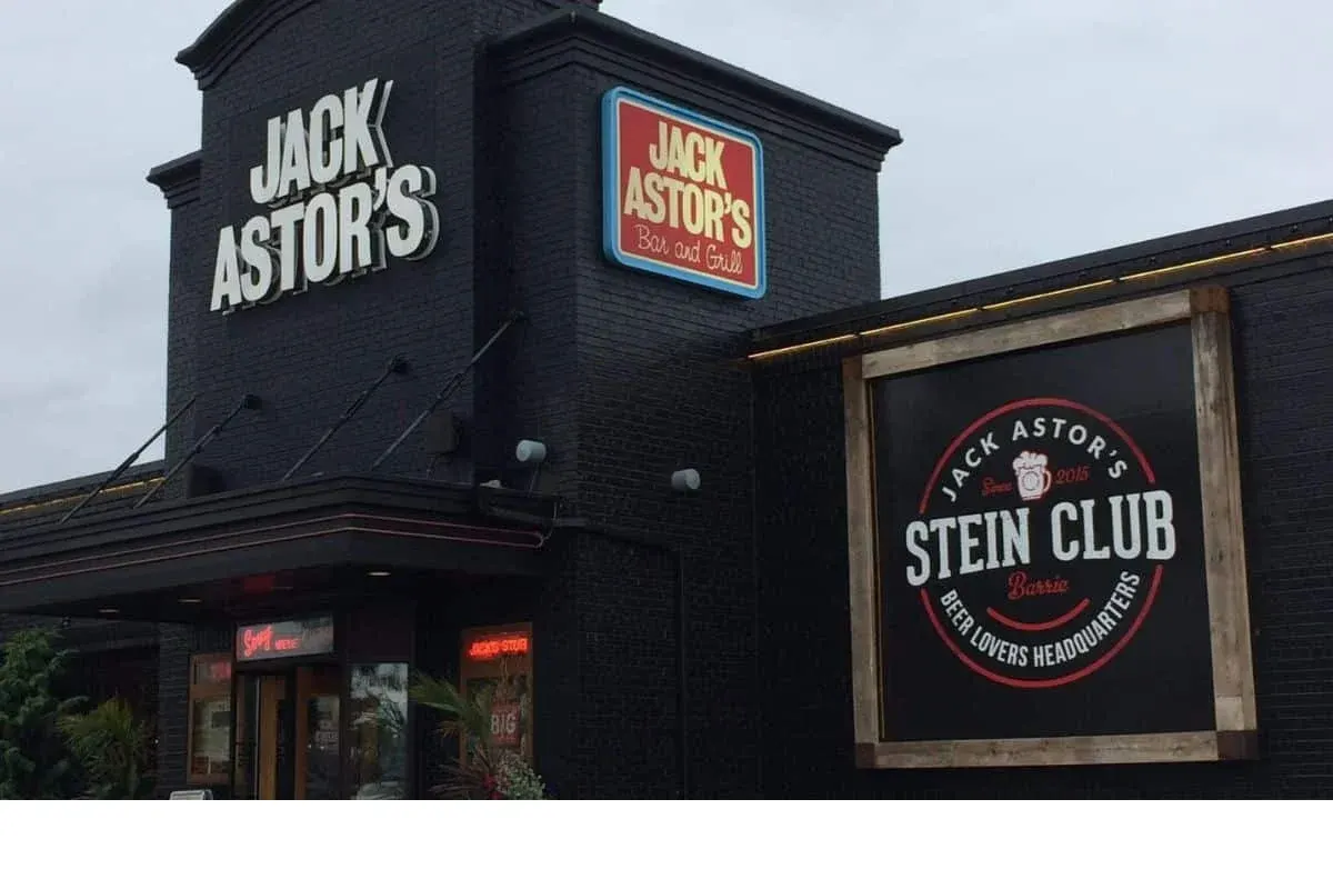 Jack Astor’s Bar and Grill menu prices with calories [updated 2026]