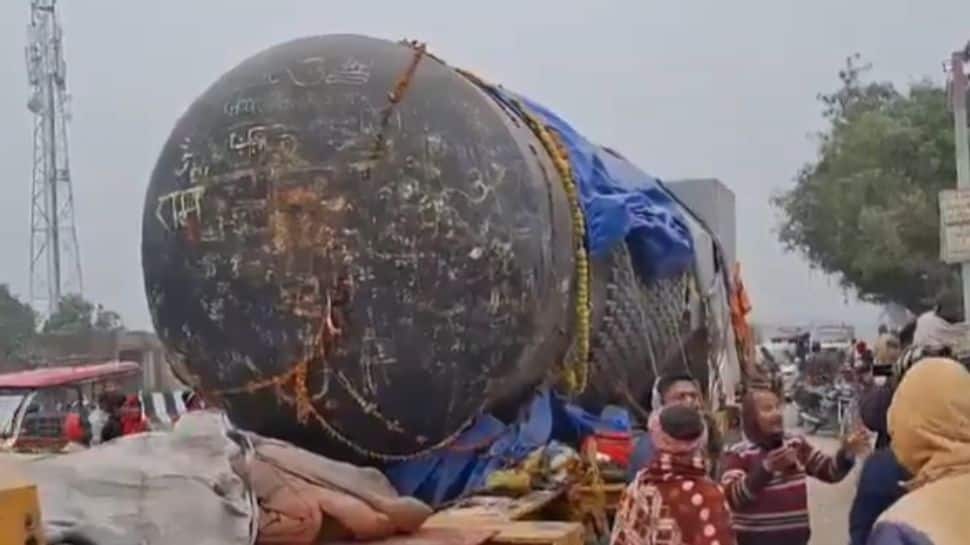 World's largest shivling: Made from single stone, measures 33 feet tall ...