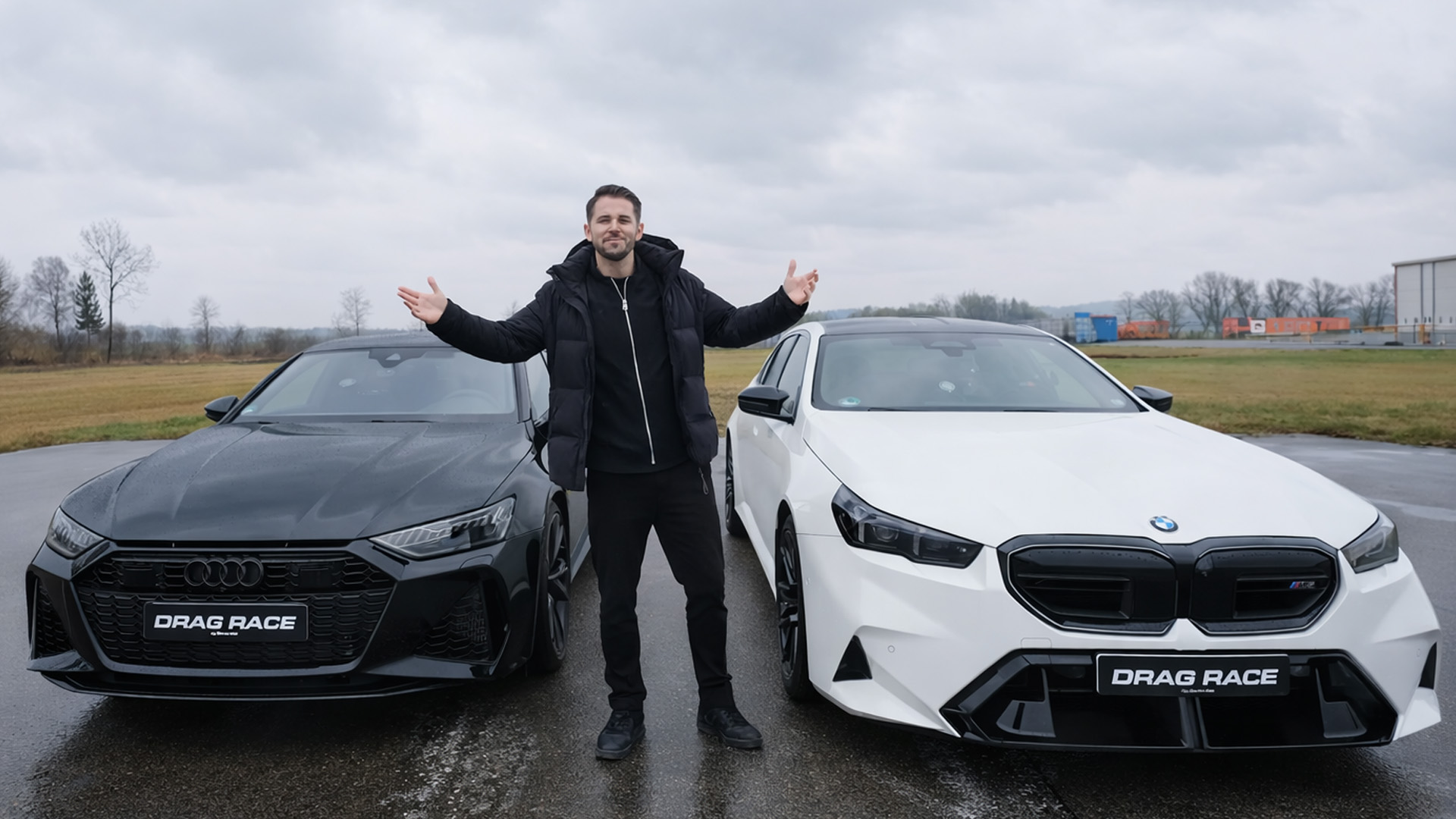 BMW M5 G90 vs. Audi RS7 performance drag race